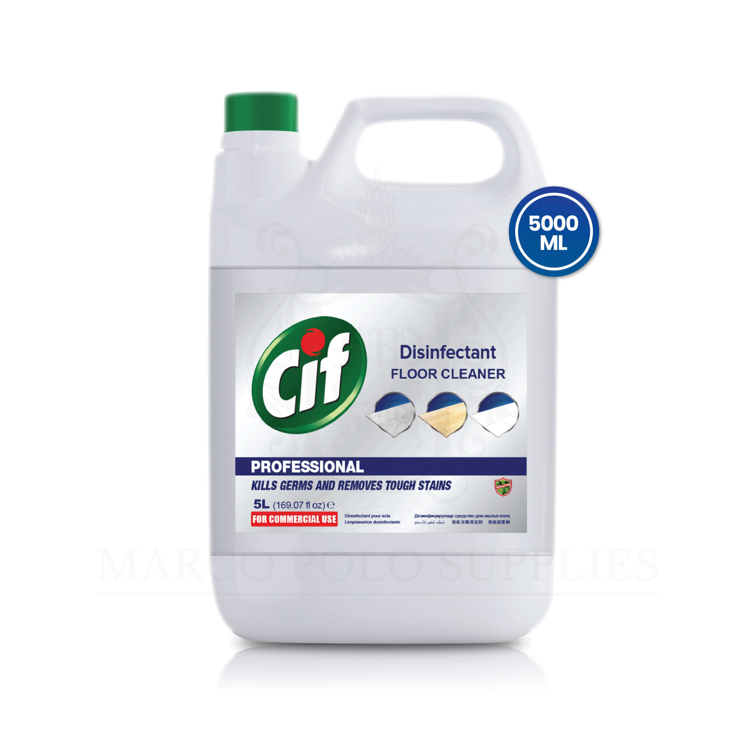 Cif Professional Floor Cleaner Disinfectant (5.0 L) - Marco Polo Supplies